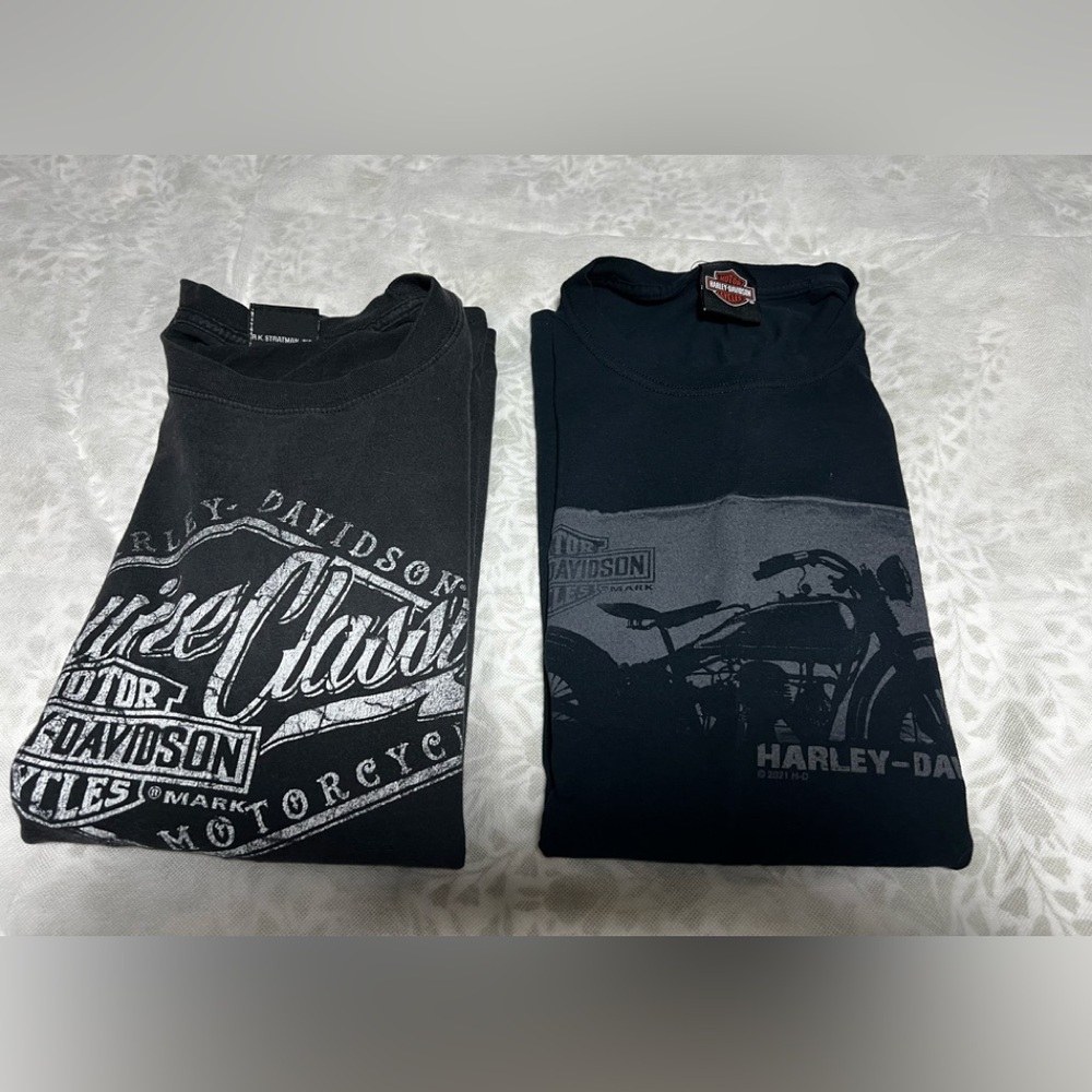 Harley Davidson Ocean State Exeter Ri 2 Large Long Sl… - Gem